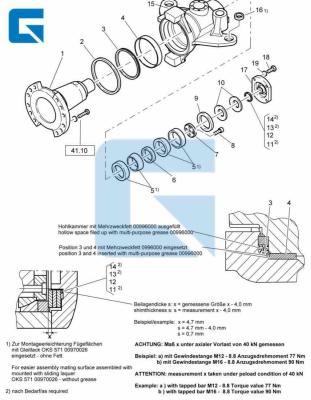 China 05521905 Shim for BOMAG Compactor and Road Roller Parts for sale