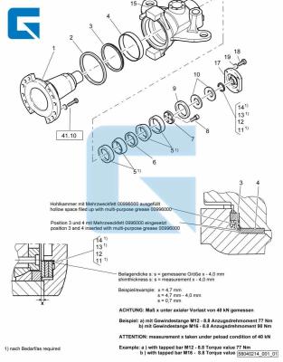 China 05522001 Shim for BOMAG Compactor and Road Roller Parts for sale