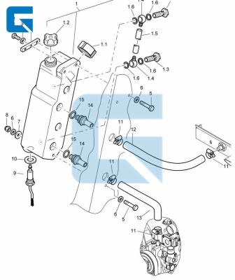 China 05552405 Hose clip for BOMAG Compactor and Road Roller Parts for sale