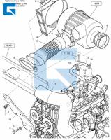 China 05552425 Hose clip for BOMAG Compactor and Road Roller Parts for sale