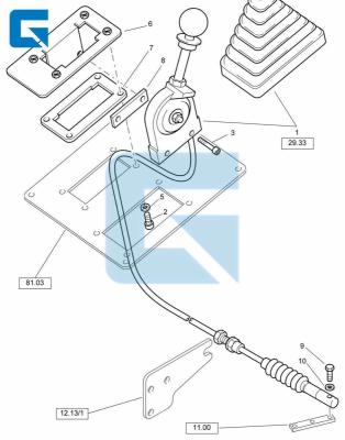 China 05561184 Throttle control for BOMAG Compactor and Road Roller Parts for sale