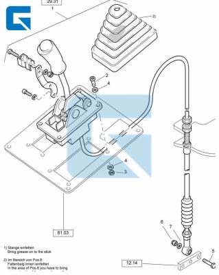 China 05561449 Travel actuation for BOMAG Compactor and Road Roller Parts for sale