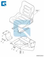 China 05570176 Operator's seat for BOMAG Compactor and Road Roller Parts for sale
