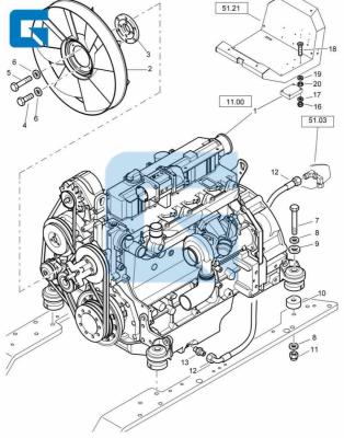 China 05576241 Impeller for BOMAG Compactor and Road Roller Parts for sale