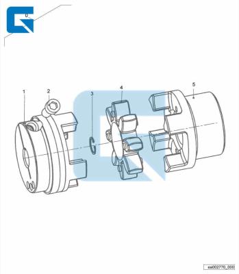 China 05615055 Coupling for BOMAG Compactor and Road Roller Parts for sale
