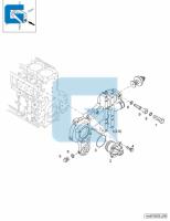 China 05712991 Coolant pump for BOMAG Compactor and Road Roller Parts for sale