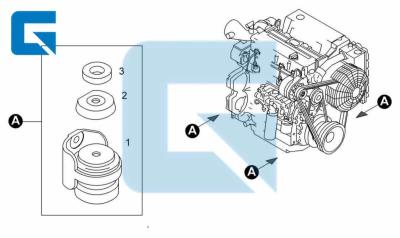 China 05713027 Mounting foot for BOMAG Compactor and Road Roller Parts for sale