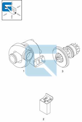 China 05713547 Turbocharger for BOMAG Compactor and Road Roller Parts for sale