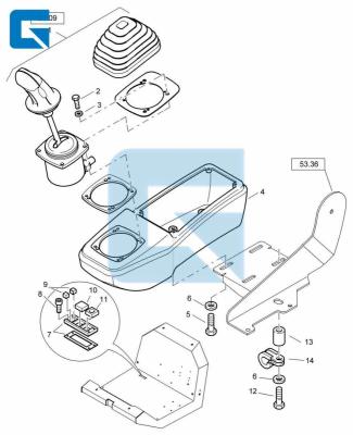China 05754863 Travel lever for BOMAG Compactor and Road Roller Parts for sale