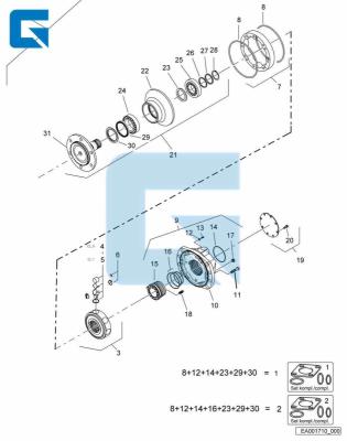 China 05815698 Sealing ring for BOMAG Compactor and Road Roller Parts for sale