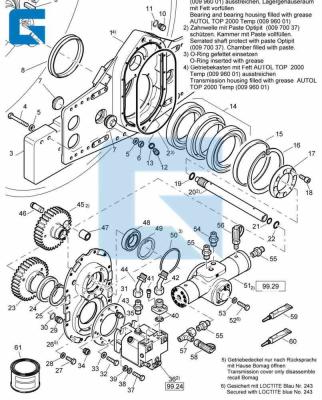 China 05817032 Vibration motor for BOMAG Compactor and Road Roller Parts for sale