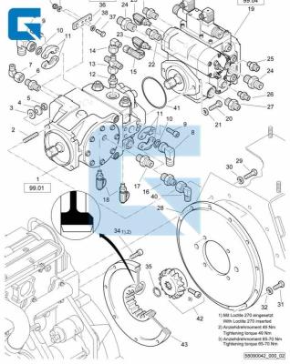 China 05818893 Vibration pump for BOMAG Compactor and Road Roller Parts for sale