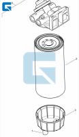 China 05825009 Fuel prefilter for BOMAG Compactor and Road Roller Parts for sale