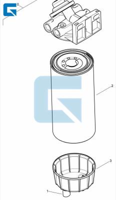 China 05825009 Fuel prefilter for BOMAG Compactor and Road Roller Parts for sale