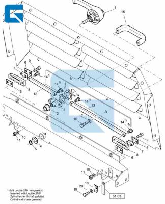 China 05932130 Rotating knob for BOMAG Compactor and Road Roller Parts for sale