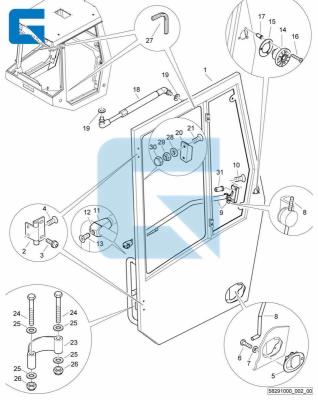 China 05932134 Handle recess for BOMAG Compactor and Road Roller Parts for sale