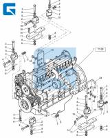 China 06170031 Engine support for BOMAG Compactor and Road Roller Parts for sale