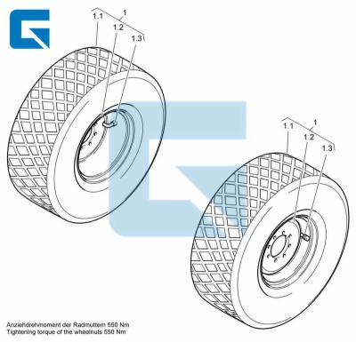 China 06704129 Tyre for BOMAG Compactor and Road Roller Parts for sale