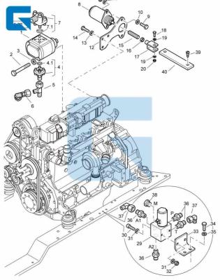 China 07530834 Threaded bolt for BOMAG Compactor and Road Roller Parts for sale