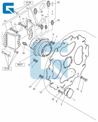 China 08752210 Spring washer for BOMAG Compactor and Road Roller Parts for sale