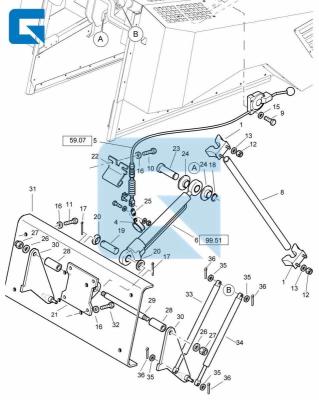China 09170601 Cotter pin for BOMAG Compactor and Road Roller Parts for sale