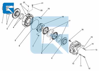 China 32010076 Brake disc for BOMAG Compactor and Road Roller Parts for sale