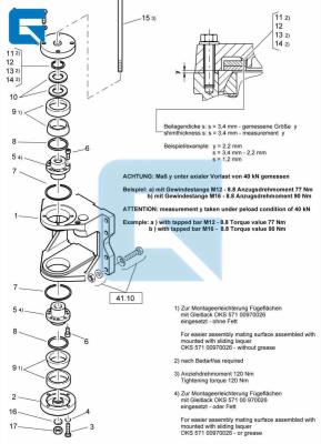 China 58040112 Bolt for BOMAG Compactor and Road Roller Parts for sale