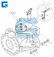 China 58040214 Link, assembled for BOMAG Compactor and Road Roller Parts for sale