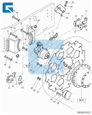 China 58130143 Drive disc for BOMAG Compactor and Road Roller Parts for sale