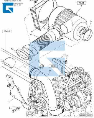 China 58220201 Hose for BOMAG Compactor and Road Roller Parts for sale