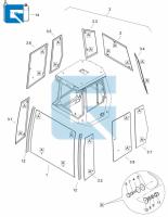 China 95588433 Screen, glas for BOMAG Compactor and Road Roller Parts for sale