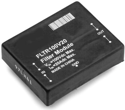 China Printed circuit board mountable ABB FLTR100V20Z filter module with nonconductive plastic housing design for sale