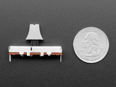 China Plastic Knob Slide Potentiometer Adafruit Industries 4271 10K Linear Resistance Ideal for Voltage Gauging for sale