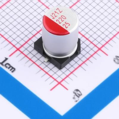 China Conductive Polymer Aluminum Solid Capacitors AISHI SVZ1EM221E09E00RAXXX with Wide Temperature Range for sale