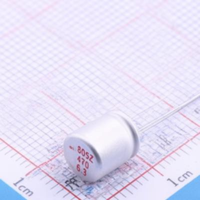 China Industrial Aluminum Capacitor AISHI SPZ0JM471E08O00RER8K Featuring Conductive Polymer Electrolyte and Low ESR for sale