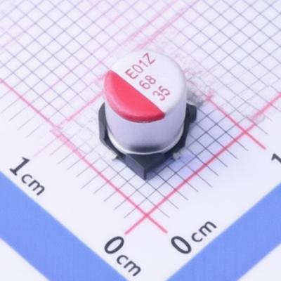 China Conductive Polymer Aluminum Solid Capacitor AISHI SVZ1VM680E06E00RAXXX for System Board Display Card for sale