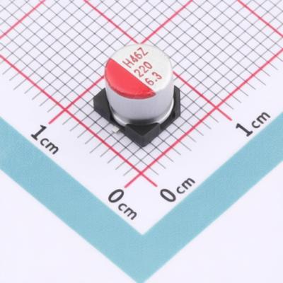 China conductive polymer electrolyte solid aluminum capacitor AISHI SVZ0JM221E06E00RAXXX designed for long term industrial for sale