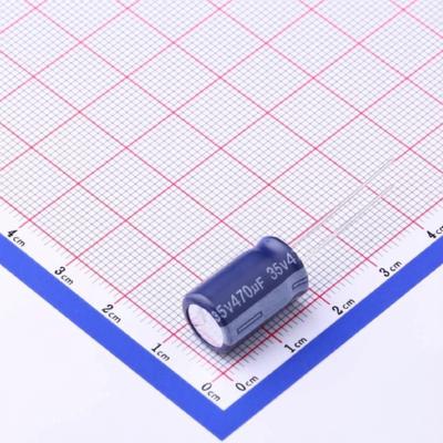China Aluminum Electrolytic Capacitor AISHI ERS1VM471G16OT 470 Microfarad 35 Volt for Long Term Electronic for sale
