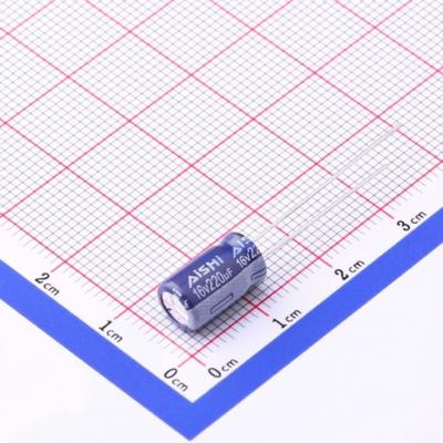 China High Endurance Electrolytic Capacitors RS Series Featuring AISHI ERS1CM221E11OT for Power Stability for sale
