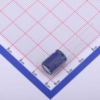 China miniature single ended aluminium electrolytic capacitors AISHI ERF1EM471F12OT with PET violet sleeve for sale