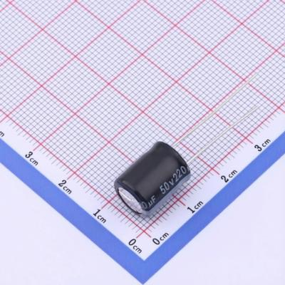 China RoHS Compliant Miniature Aluminum Electrolytic Capacitors AISHI EWH1HM221G13OT WH Series Temperature Range for sale