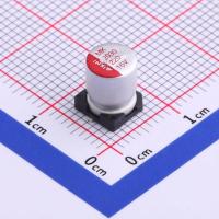 China chip aluminium electrolytic capacitors AISHI EMK1CM221E83D00R with 220 microfarad capacitance and 16 volt rating for sale