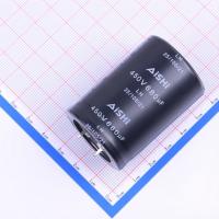 China LH Series Aluminum Electrolytic Capacitors AISHI ELH2WM681R50KT with 2000 Hours Endurance at 105C RoHS Compliant for sale