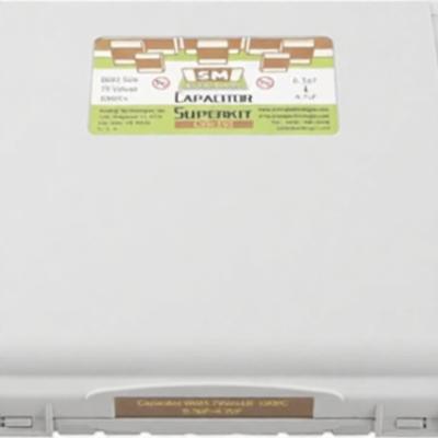 China Compact Chip Capacitor Storage Box ATI C06-100 Featuring 128 Compartments and Clear Capacitance Labels for sale