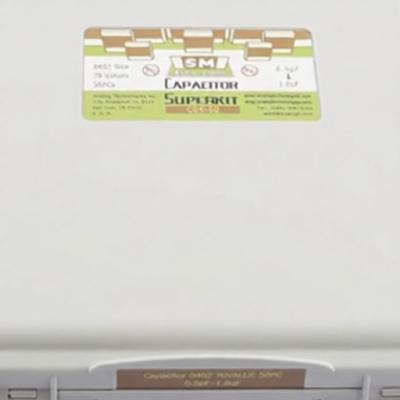 China Compact SMT SMD Chip Capacitor Box ATI C04-50 Featuring 128 Compartments and Clear Capacitance Labels for sale
