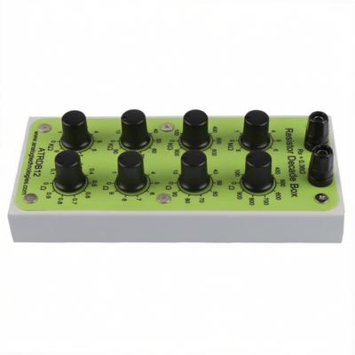 China Knob operated decade resistance box ATI ATRDB12 offering 0.36 to 10M resistance range and RoHS compliance for sale