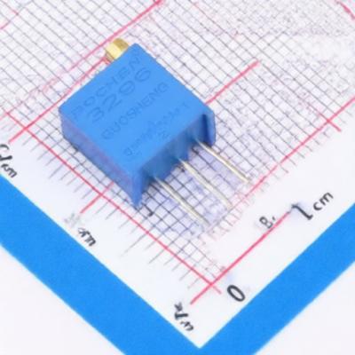 China Wide resistance range potentiometer BOCHEN 3296W-1-102 glass glaze preset type for electrical control for sale