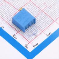 China Glass glaze potentiometer BOCHEN 3296W-1-203 offering stable resistance adjustment from 10 to 2M ohms for sale