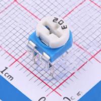 China Carbon Film Trimmer Potentiometer BOCHEN RM065-203 20K with Linear Resistance Taper and 0.1W Rated Power for sale