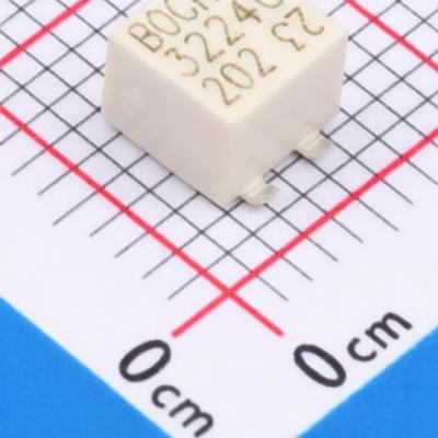 China Compact 4MM surface mount glass glaze trimming potentiometer BOCHEN 3224G-1-202E with 10 turn rotation for sale